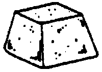 Mile Post - Concrete Pier - Single, Square - 465-2096