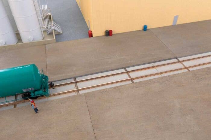 Walthers - Concrete Track Pads pkg(9) - Kit - Each: 5-7/8 x 1-1/2" 15 x ...