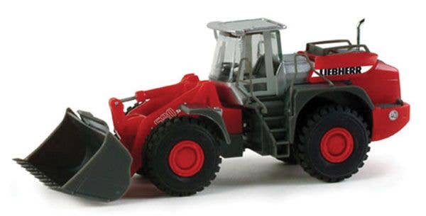 Herpa - Construction Equipment Liebherr L580 Wheel Loader - Red, Gray ...