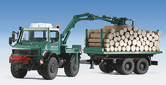 Kibri - Construction Equipment - Unimog Euro II Short Wheelbase w/Log ...