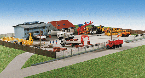 Kibri - Construction Storage Yard Scene - 405-9903