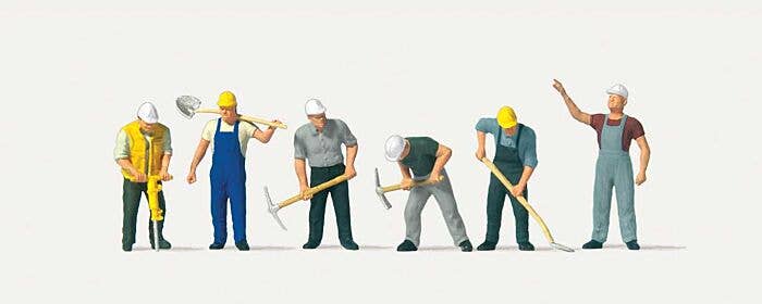 Merten - Construction Workers - pkg(6) - 447-212573