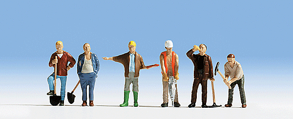Noch - Construction Workers - pkg(6) - 528-15110