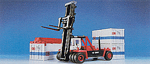 Kibri - Container Crane - Kalmar w/Three 20' Containers - 405-10432