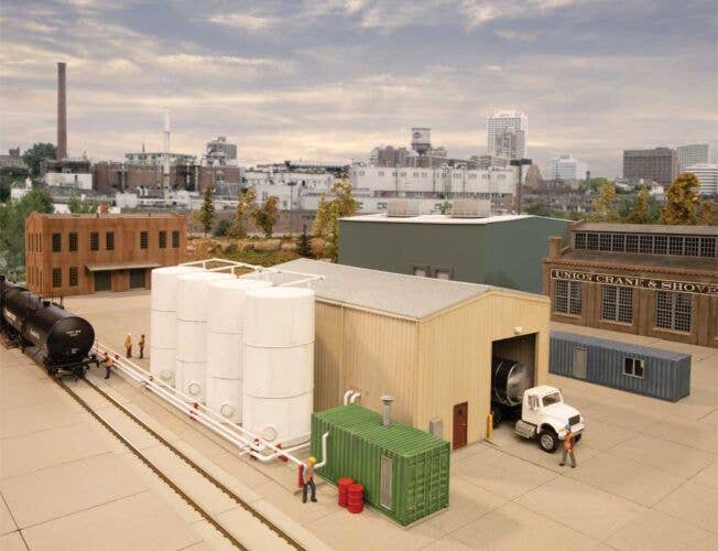 Walthers - Corn Syrup Transfer - Transload Facility - Kit - 933-4181