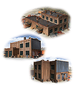 Walthers - Cornerstone Modulars(TM) - 3-in-1 Building Set #2 - Modern ...