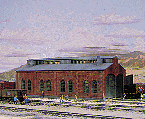 Walthers - Cornerstone Series(R) 2-Stall Enginehouse - 7-5/8 x 2-1/4 ...