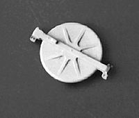 Det Assoc - Covered Hopper Hatch Set - Round pkg(8) - 229-6218