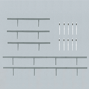 Faller - Crash Barriers & 40 Marker Posts - 272-272452