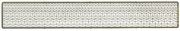 N Scl Arch - Cross Bar Fence - Etched Brass Fencing, 750 Scale Feet ...
