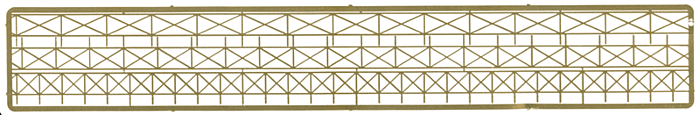 N Scl Arch - Cross Bar Fence w/Gate - 620 Scale Feet Total - 716-61072