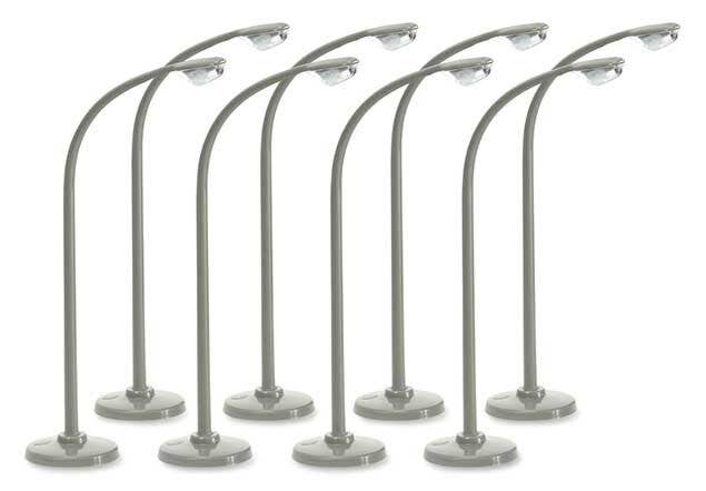 Wiking - Curved-Mast Streetlights - Non Operating pkg(16) - 781-1821