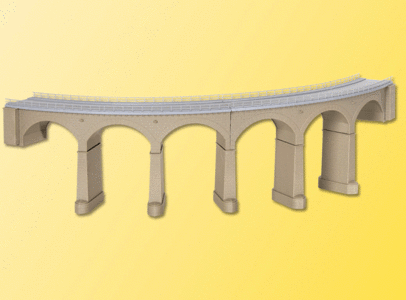 Kibri - Curved Stone Viaduct - R2 17-1/4" - Single-Track 90 Degrees ...