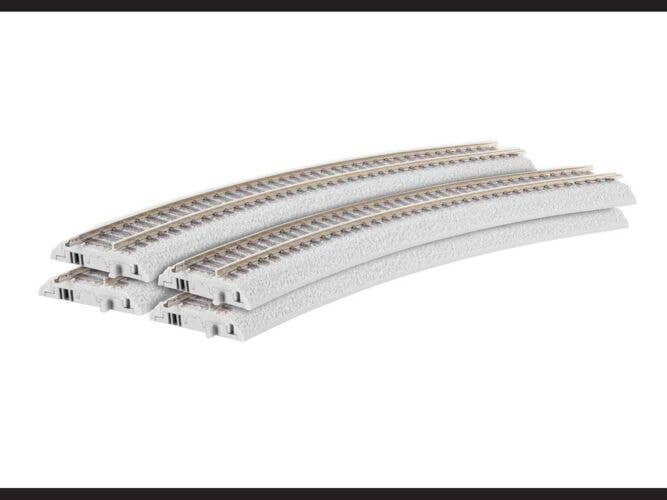 Lionel - Curved Track - FasTrack - R20 20" Radius pkg(4) - 434-8758420