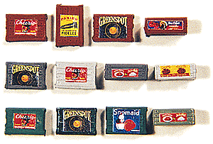 JL Innov - Custom Crates Fruit and Food Series - Small (Assorted, brown ...