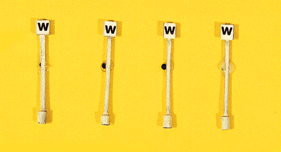 JL Innov - Custom Railroad Right-of-Way Signs - Modern Whistle Post pkg ...