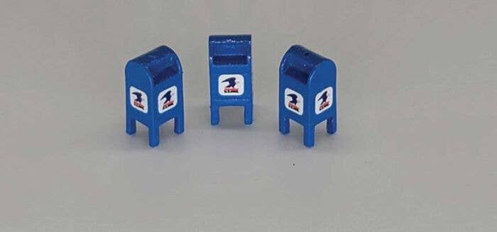 JL Innov - Custom U.S. Mail Street Mailbox 3-Pack - 1992-1993 (blue ...