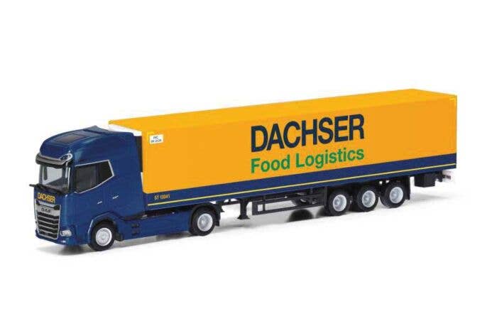 Herpa - DAF XG+ Tractor with Curtain-Wall Trailer - Assembled - Dascher ...