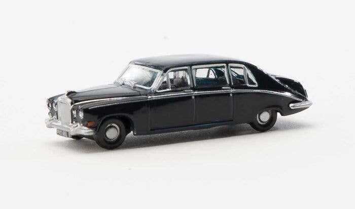 Oxford - Daimler DS420 Hearse - Assembled - Blue - 553-NDS005