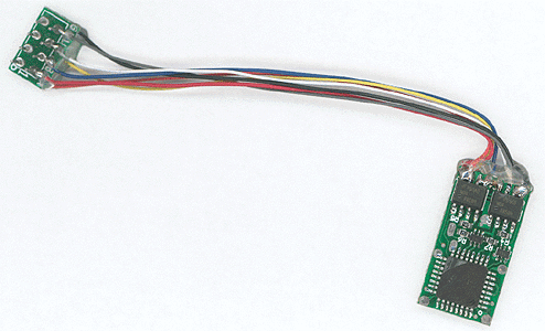 MRC - DCC Decoder - 4 Accessory Functions w/Harness - Single - 500-1650