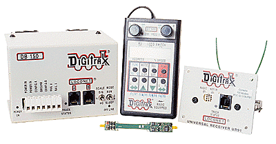 Digitrax - DCC Empire Builder II Starter Sets - Radio-Equipped Advanced Set w/DT300R, DN142 ...