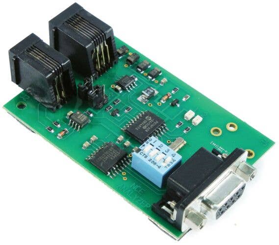 NCE - DCC Packet Analyzer w/RS232 Port - 524-231