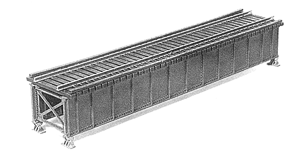 Micro Eng - Deck-Girder Bridge with Open Deck - Kit - 7 x 1-3/8" 18 x 3 ...