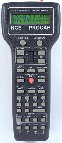 NCE - Deluxe Master ProCabR(TM) Wireless DCC Throttle - 524-11