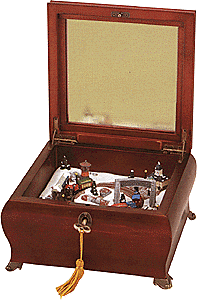 Mr Xmas - Deluxe Music Box - With Mini Animated Scene - Plays 12 songs ...