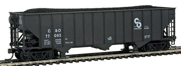 JAM - Deluxe Track Cleaning Car Bowser 100-Ton 45' 3-Bay Hopper w/Coal ...