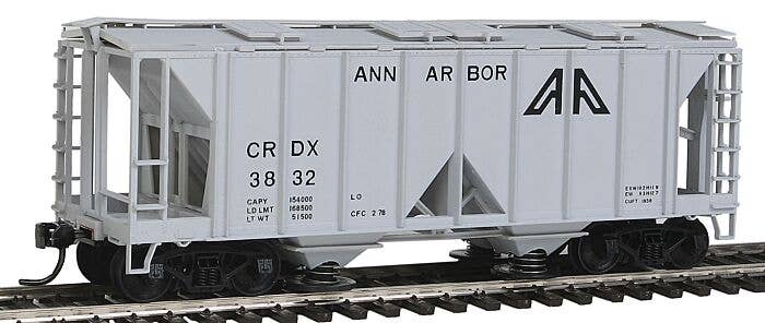 JAM - Deluxe Track Cleaning Car Bowser 70-Ton 34' 2-Bay Covered Hopper ...