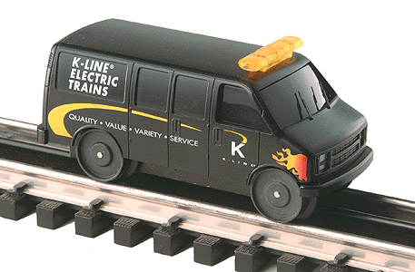 K-Line - Die Cast Motorized Vans w/2 Roller Pick-Ups & Illuminating ...