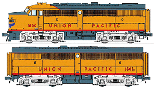 PCM - Diesel Alco FA-1 - FB-1 Powered Set w/LokSound - Union Pacific ...