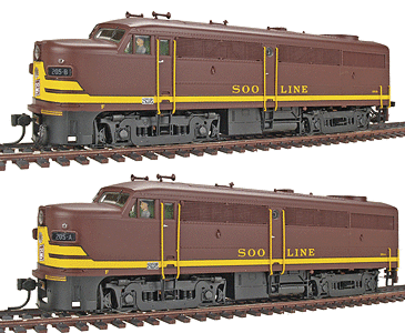 PCM - Diesel Alco FA1/FA1 Set DC/DCC Sound Upgradeable A/A Lashed-Up ...