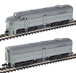 Life-Like - Diesel Alco FA2/FB2 Powered - Undecorated - 433-7639