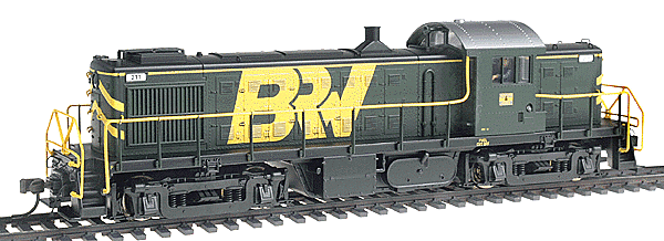 Atlas - Diesel Alco RS-1 - Powered - Black River & Western #211 (green, black, yellow) w ...