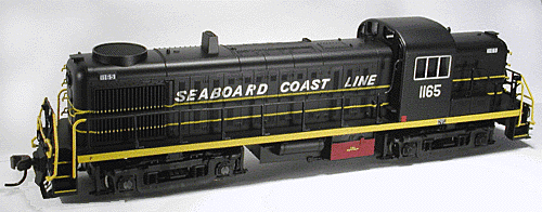 Atlas - Diesel Alco RS-3 Classic Powered - Seaboard Coast Line #1165 (black, silver, yellow ...