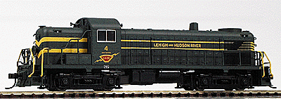 Atlas - Diesel Alco RS-3 Classic Powered - Lehigh & Hudson River #4 (green & yellow) - 150-8346
