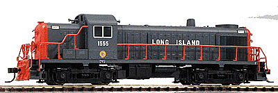 Atlas - Diesel Alco RS-3 Classic Powered - Long Island #1555 (gray & orange) - 150-8350