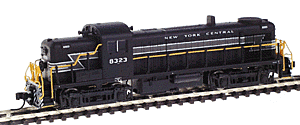 Atlas - Diesel Alco RS-3 Powered - New York Central #8323 ("Lightning Stripes" two-tone gray ...