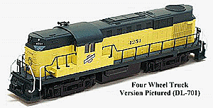 Qual Craft - Diesel Alco RS11 Powered 2-Rail 4 Wheel Truck Gold Edition ...