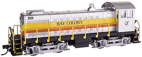Atlas - Diesel Alco S-4 Powered - Bay Colony #1061 (silver, yellow ...