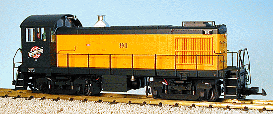 USA - Diesel ALCO S4 Switcher Powered - Chicago & North Western (yellow ...