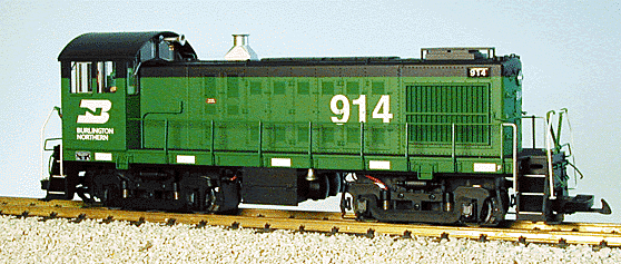 USA - Diesel ALCO S4 Switcher Powered - Burlington Northern (green ...
