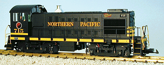 USA - Diesel ALCO S4 Switcher Powered - Northern Pacific (black, yellow ...