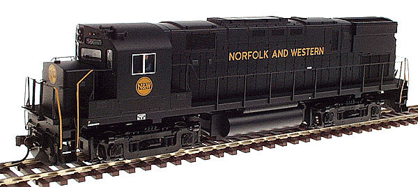 Atlas - Diesel Classic Alco C-425 Phase 1 Powered - Norfolk & Western; Painted (black, gold), No ...
