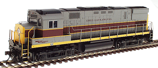 Atlas - Diesel Classic Alco C-425 Phase 1 Powered - Erie Lackawanna; Painted (gray, maroon ...