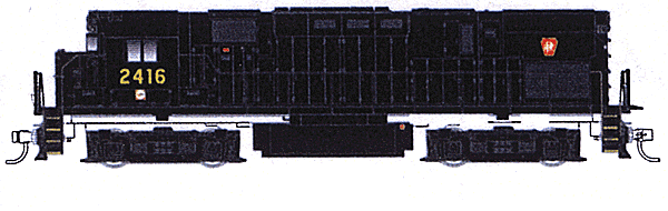 Atlas - Diesel Classic Alco C-425 Phase 1 Powered - Pennsylvania Railroad #2416 (Dark Green ...