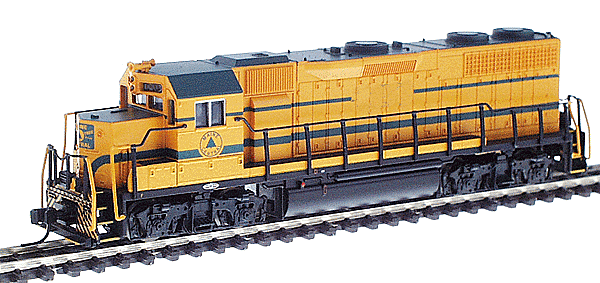 Atlas - Diesel Early EMD GP38 Powered - No Decoder - Maine Central - Painted (Harvest Gold ...