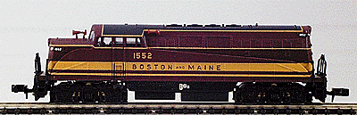 Life-Like - Diesel EMD BL2 Powered - Boston & Maine #1552 (yellow stripe) - 433-7621